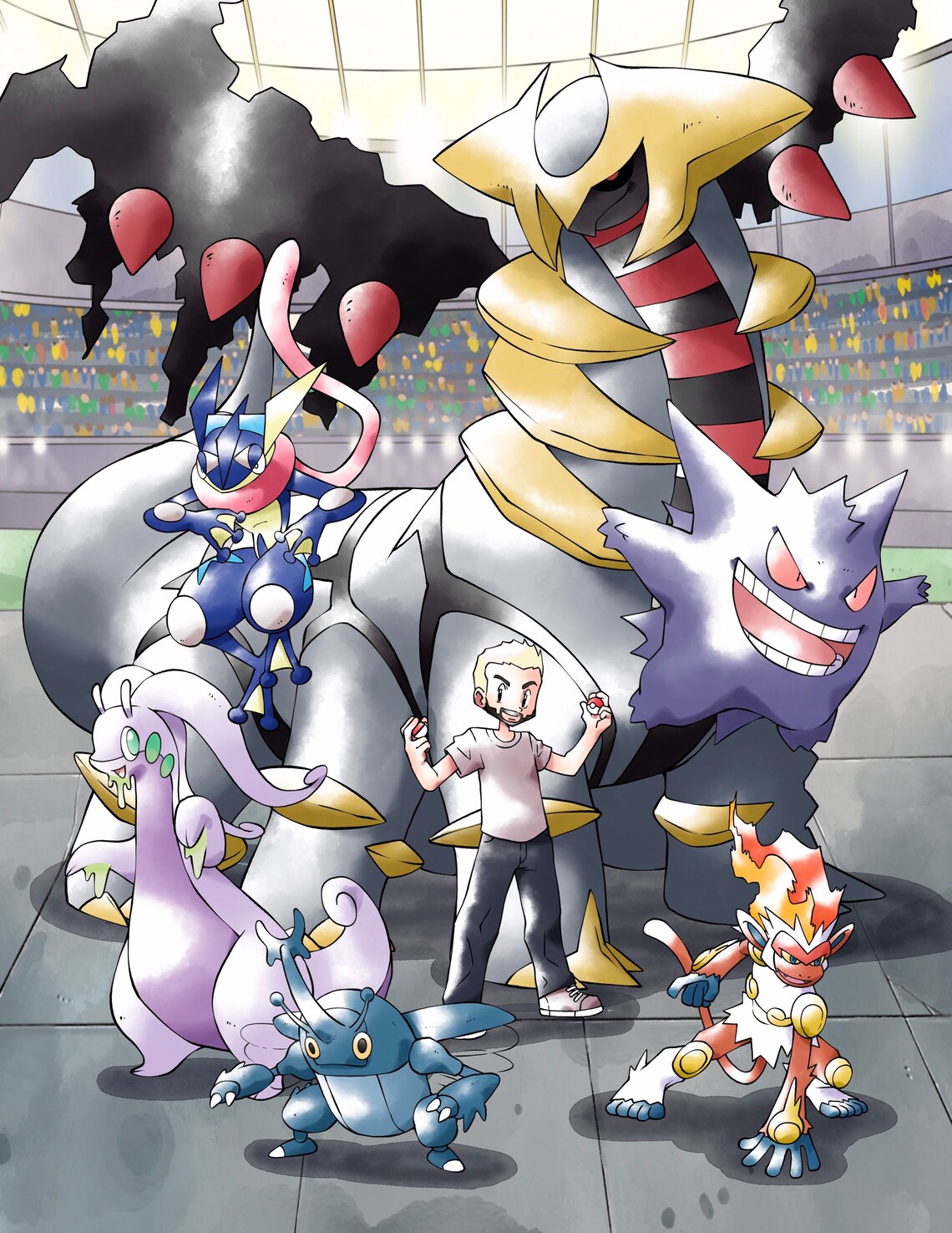 Pokémon Art Commission Pokemon Family Portrait Custom Pokemon | Etsy