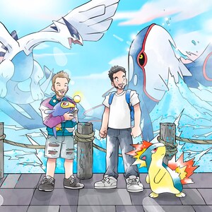 Pokémon Art Commission Pokemon Family Portrait, Custom Pokemon Avatar ...