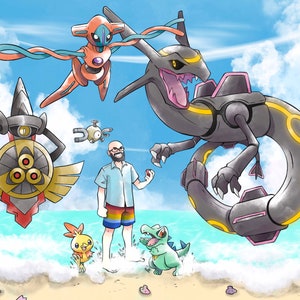 Pokémon Art Commission Pokemon Family Portrait, Custom Pokemon Avatar ...