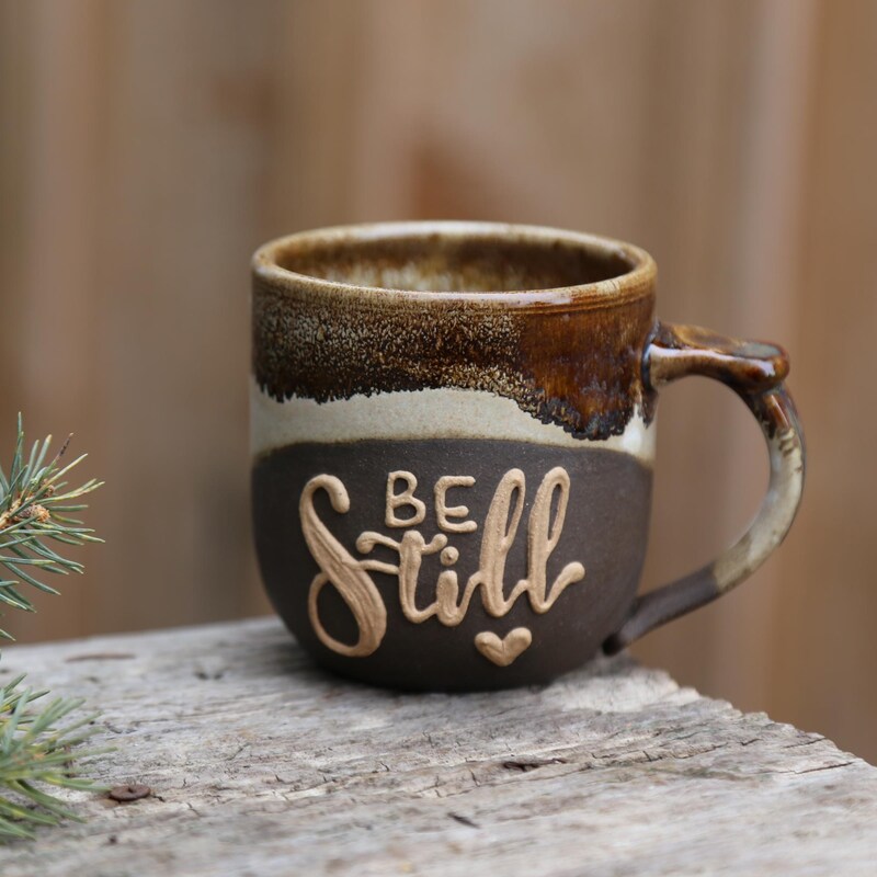 Bible Verse Pottery Mug - Etsy