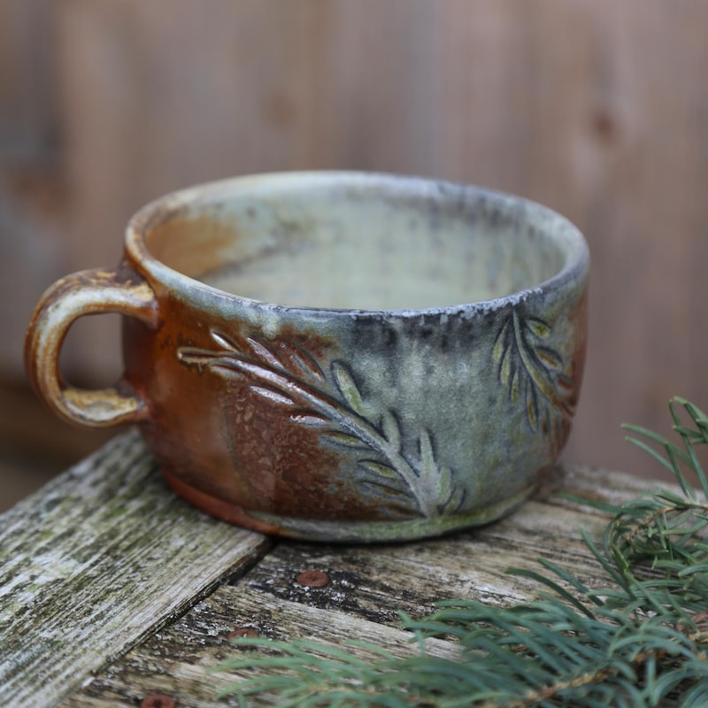 Woodfired Serving Bowl - Etsy