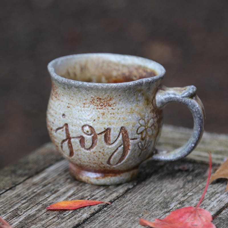 Stone Pottery Hand Mugs - Etsy