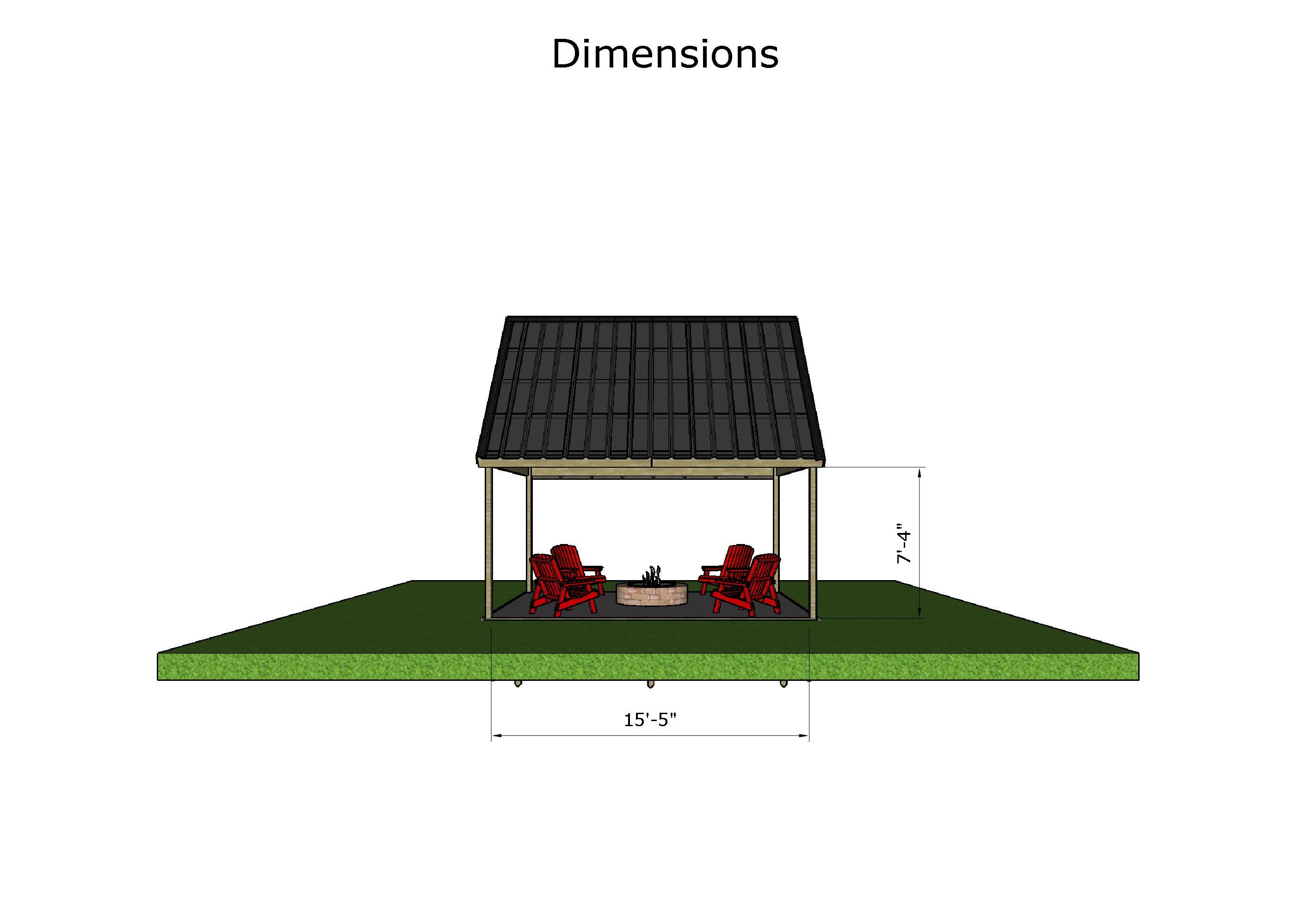 14x16 Outdoor Shelter - Etsy