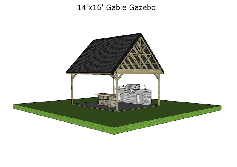 14x16 Outdoor Shelter - Etsy