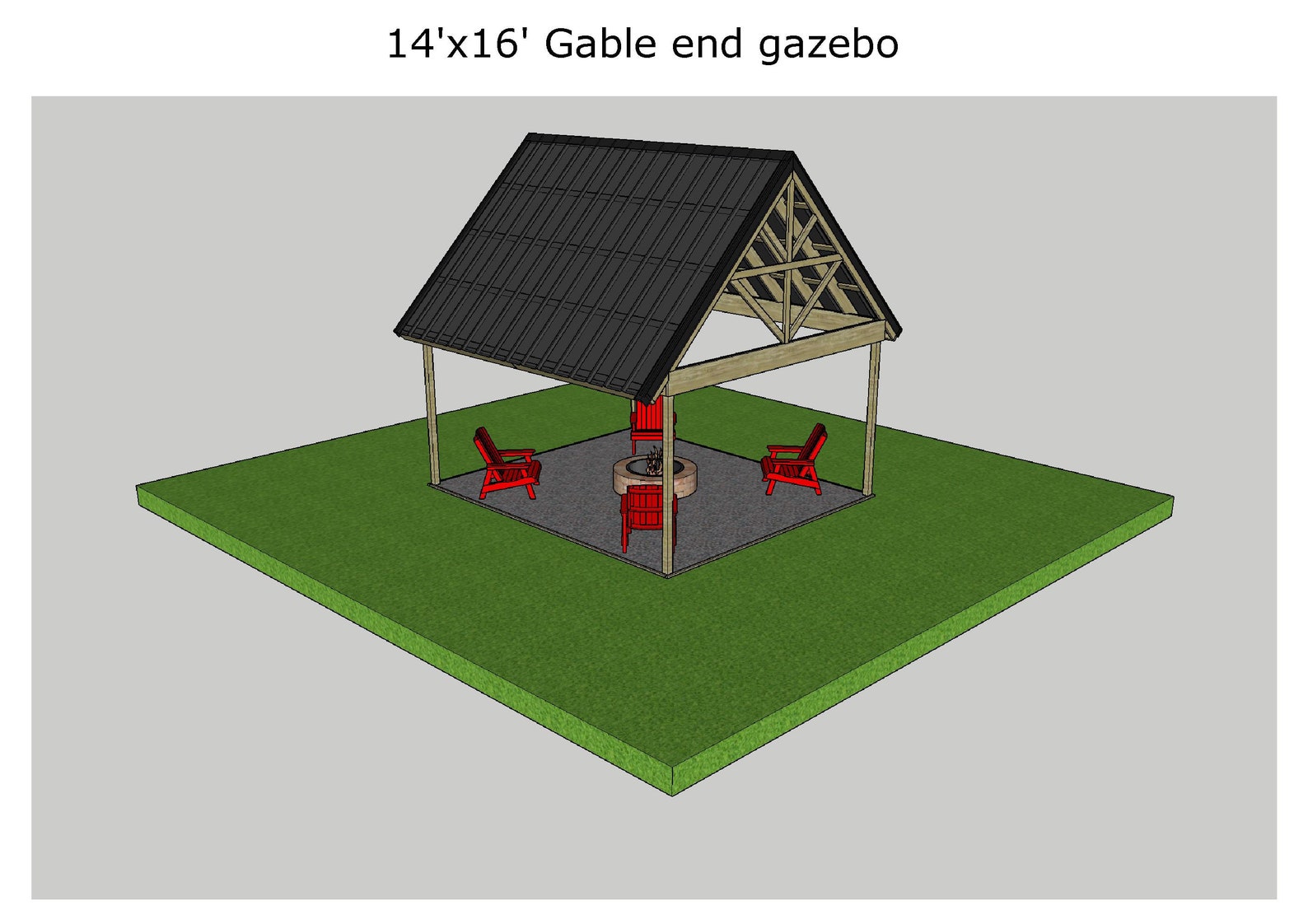 14x16 Outdoor Shelter - Etsy