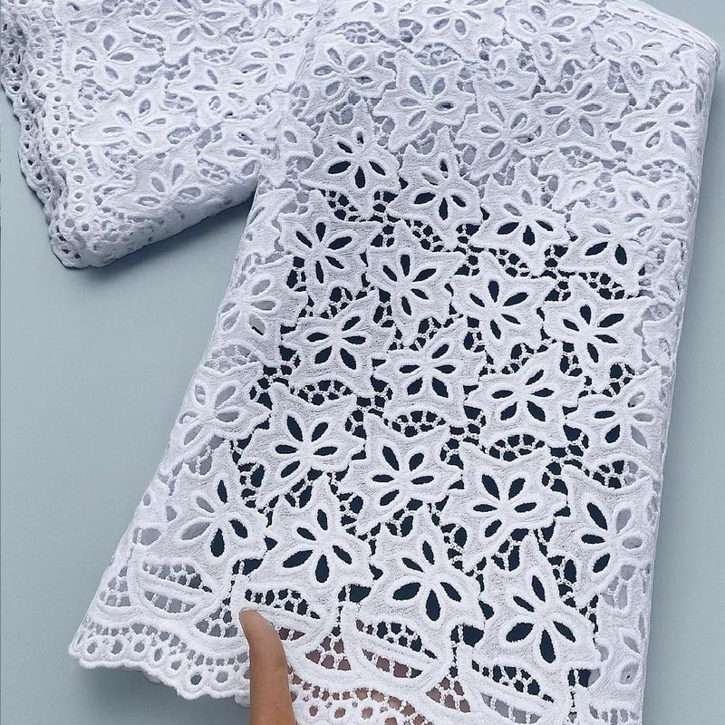 African Dry Lace Fabrics - Etsy UK
