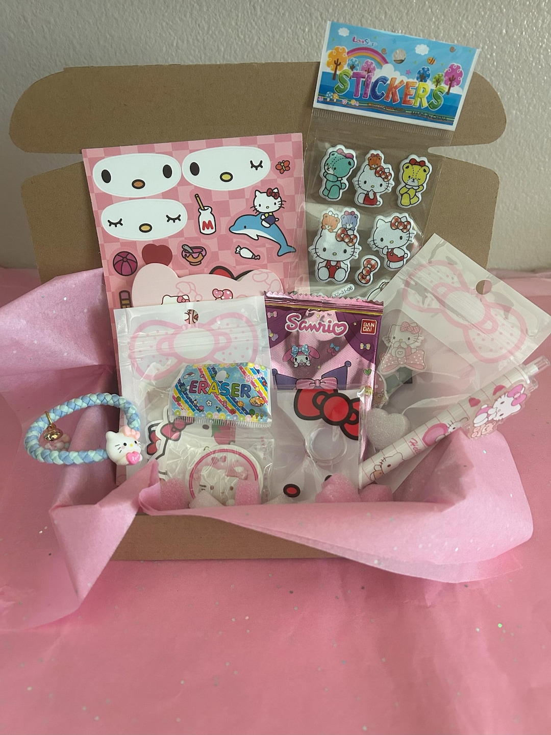 Kawaii Cat Box - 10 Cute Gifts for Girls, Birthday Gift, Mystery Box ...