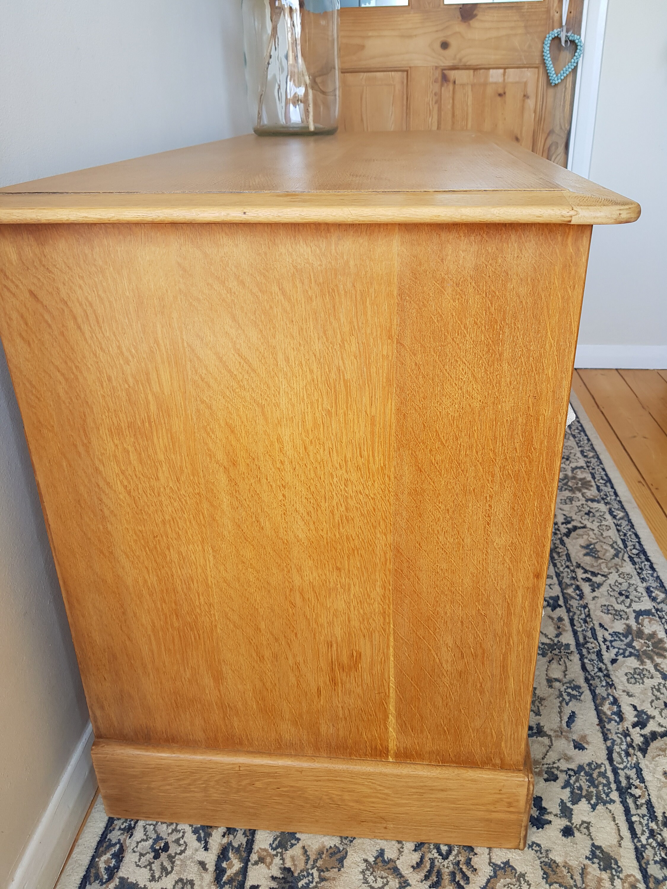 SOLD Stag Solid Oak 6 Drawer Chest of Drawers / Hallway Console, Lounge ...