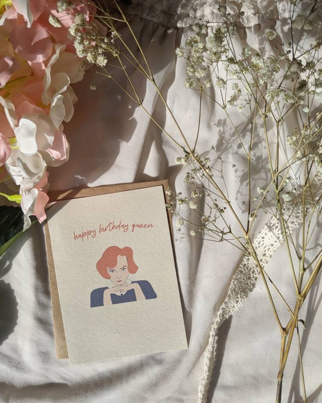 Queen's Gambit Birthday Greeting Card - Etsy