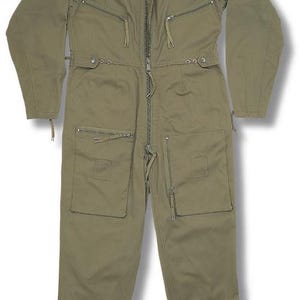 Flying Suit Jumpsuit Flight Military Pilot Air Style Coverall Zip ...