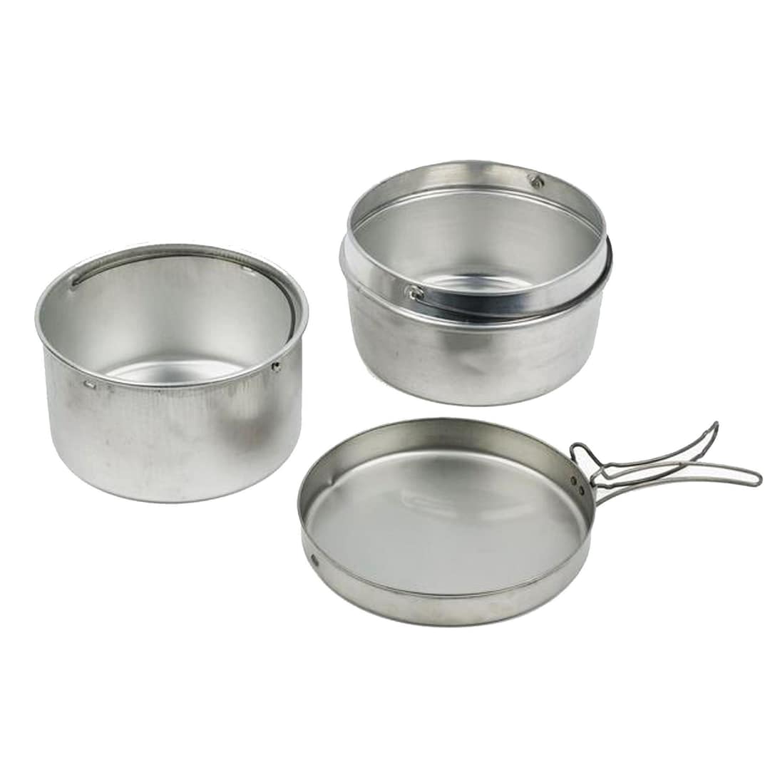 Genuine Army Military Silver US Cook Set Outdoor Camping Fishing Gear ...