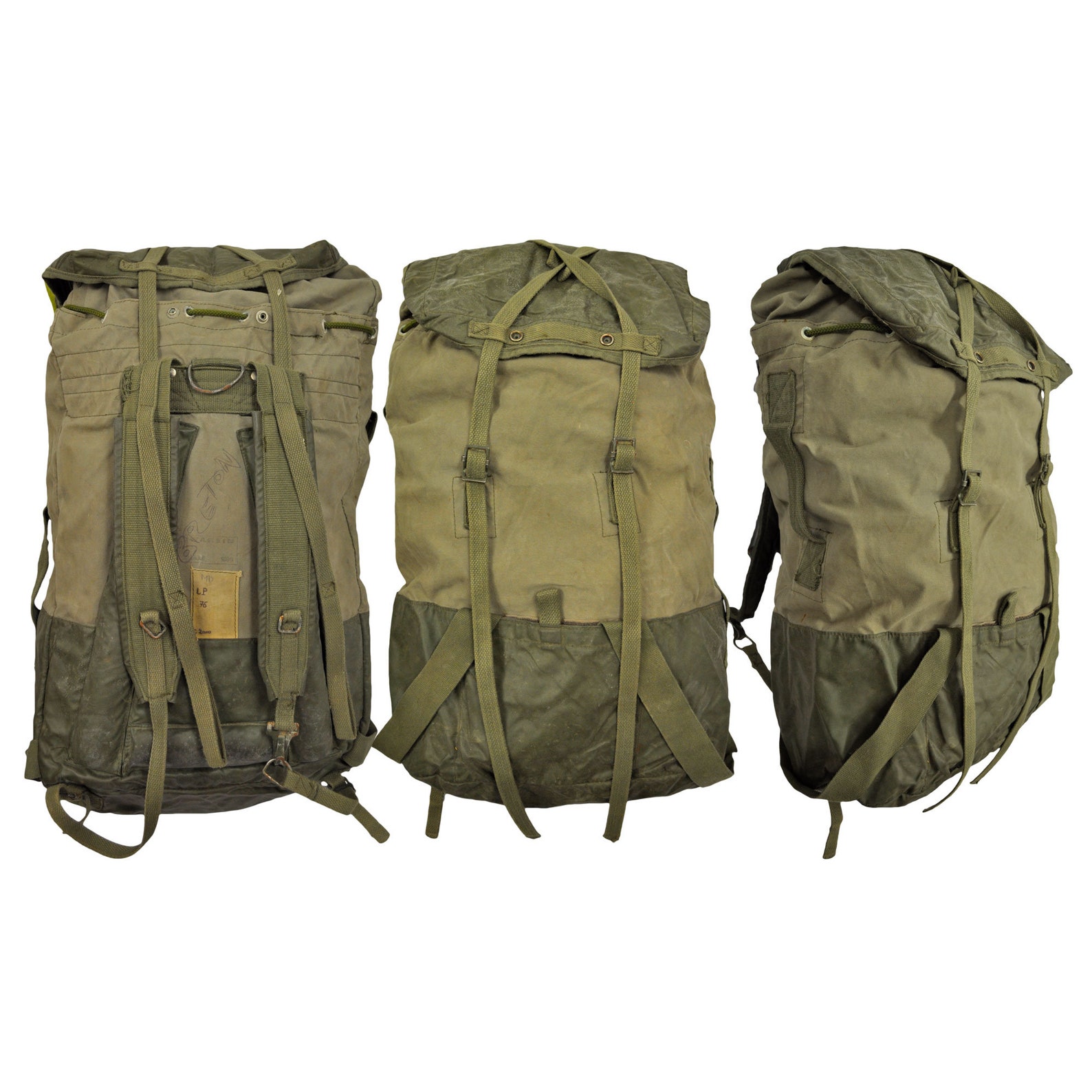 Vintage Militaria French Rucksack Army Bag Surplus - Etsy