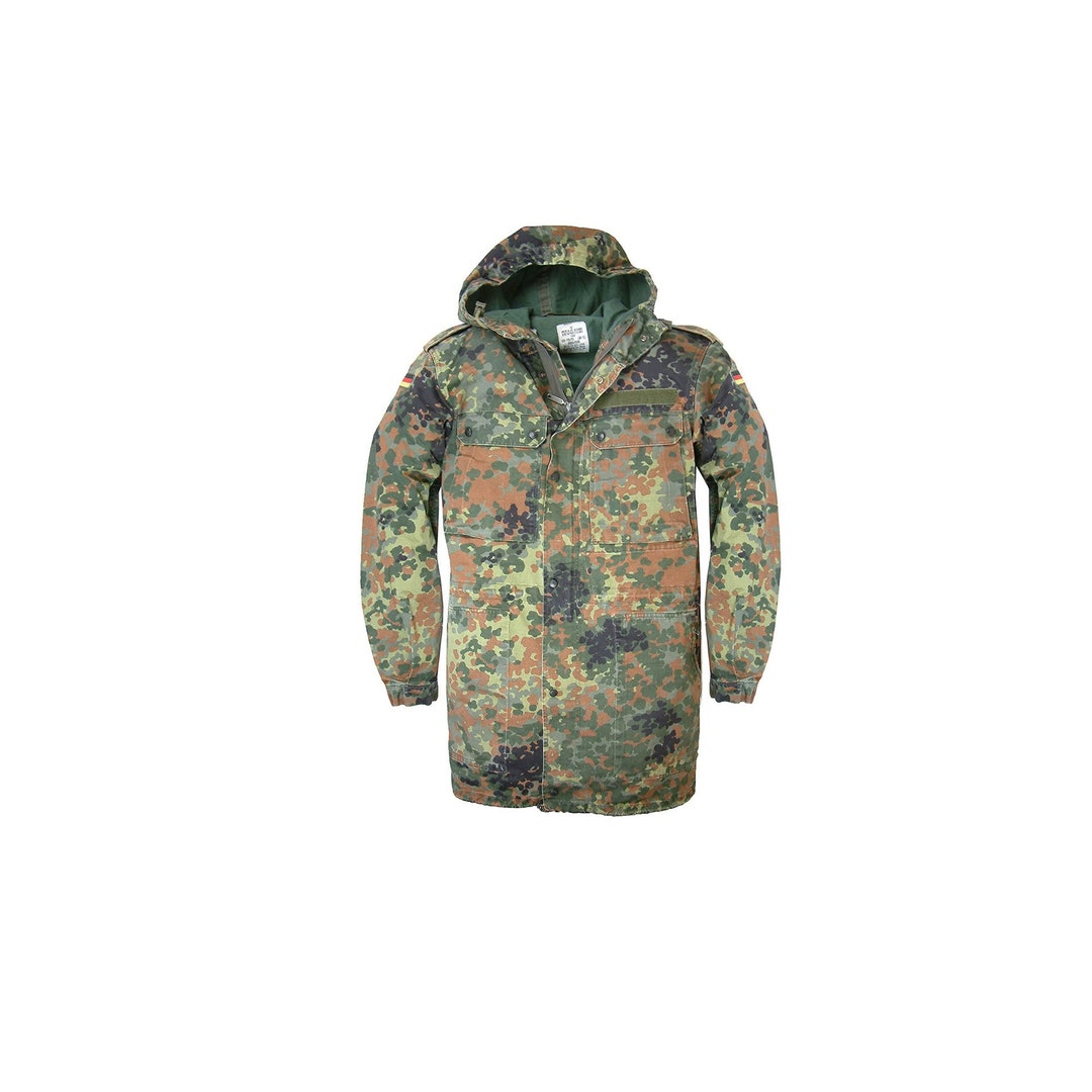 Army Jacket German Parka Original Military Hooded Field Combat ...