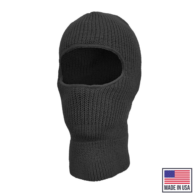 Balaclava Black US Original Open Face Army Combat Mask Tactical Neck ...