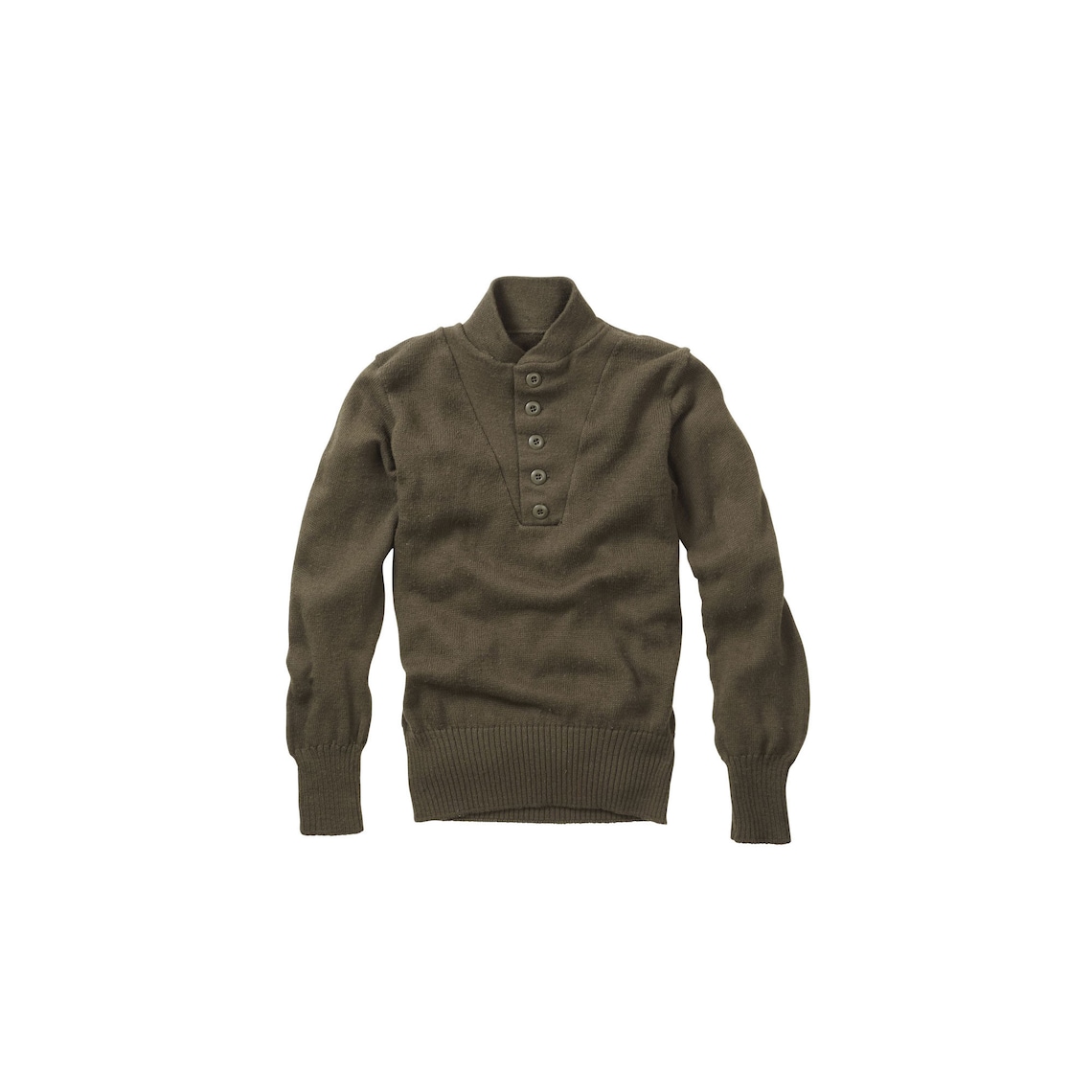Vintage US 5 Button Khaki Brown Sweater Original US Pullover - Etsy