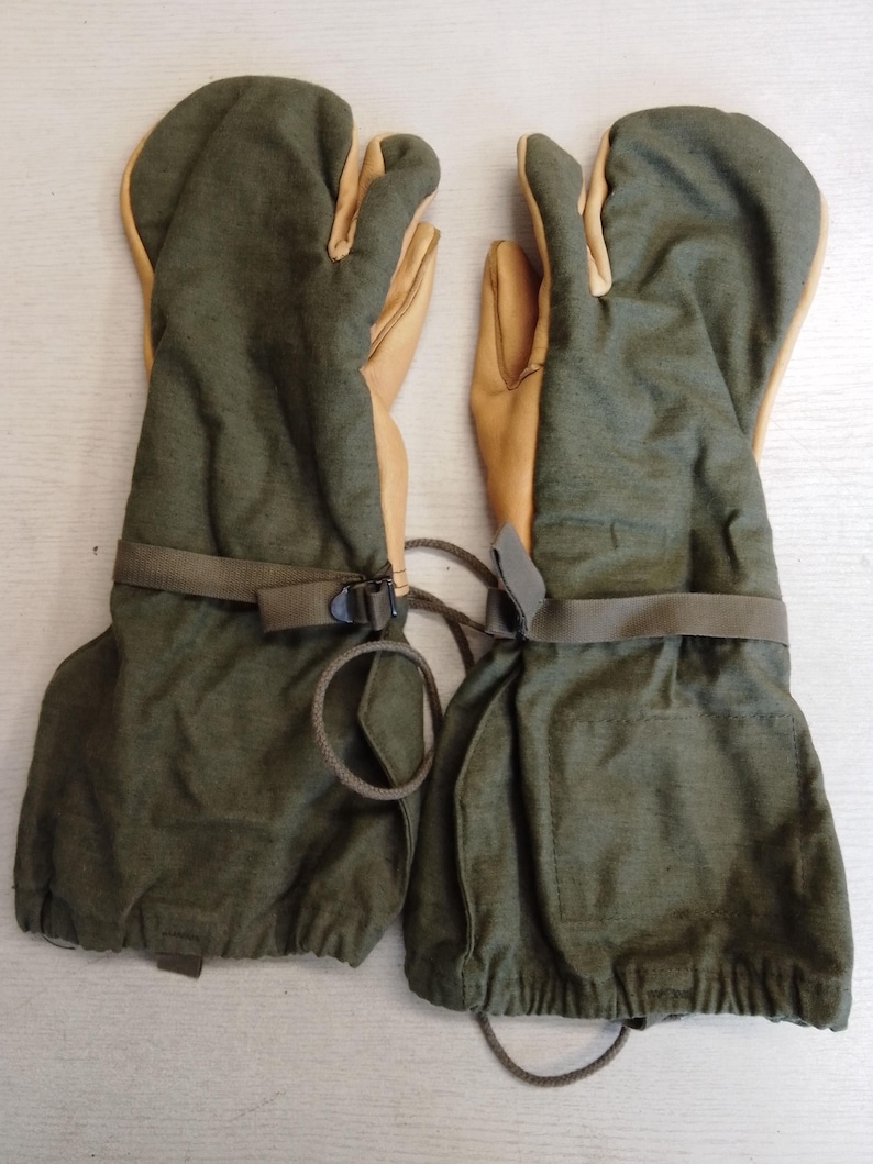 Original US Army Tri Finger Mittens Arctic Military Vintage - Etsy