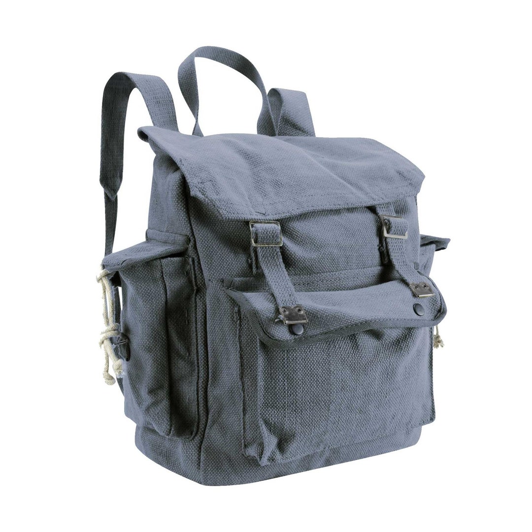 Retro Style Rucksack RAF Blue Backpack Web Canvas Vintage - Etsy