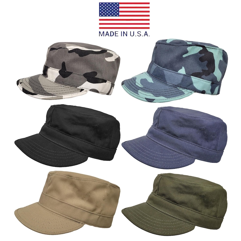 Army Hat Original US Military Patrol Cap Combat Ranger Camping Field ...