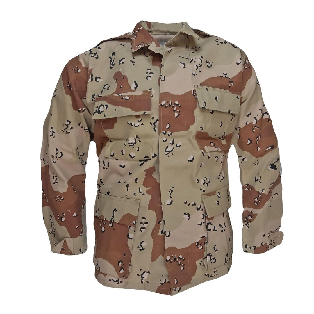 Vintage Original US BDU Twill Long Sleeve Shirt Jacket 6D Pattern Choc ...