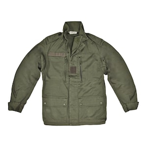 Army Jacket Vintage Olive F2 French Military Surplus Durable Light Coat ...