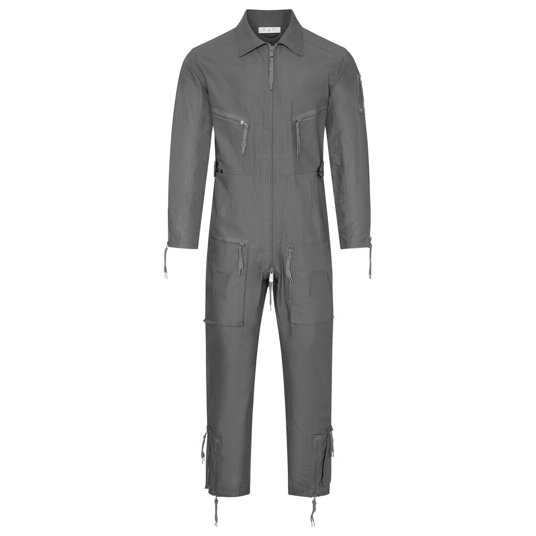 Flying Suit Jumpsuit Flight Military Pilot Air Style Coverall Zip ...