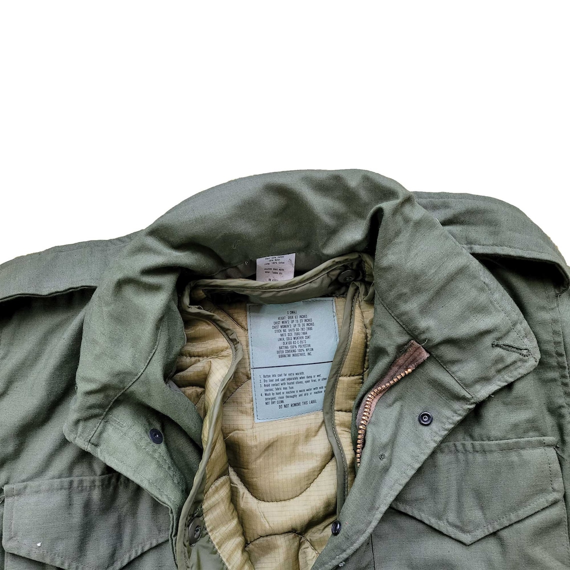 Original US M65 Jacket With Liner Army Surplus Military Parka Combat ...