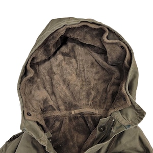 German Parka Original Army Surplus Military Winter Warm Fleece Hooded ...
