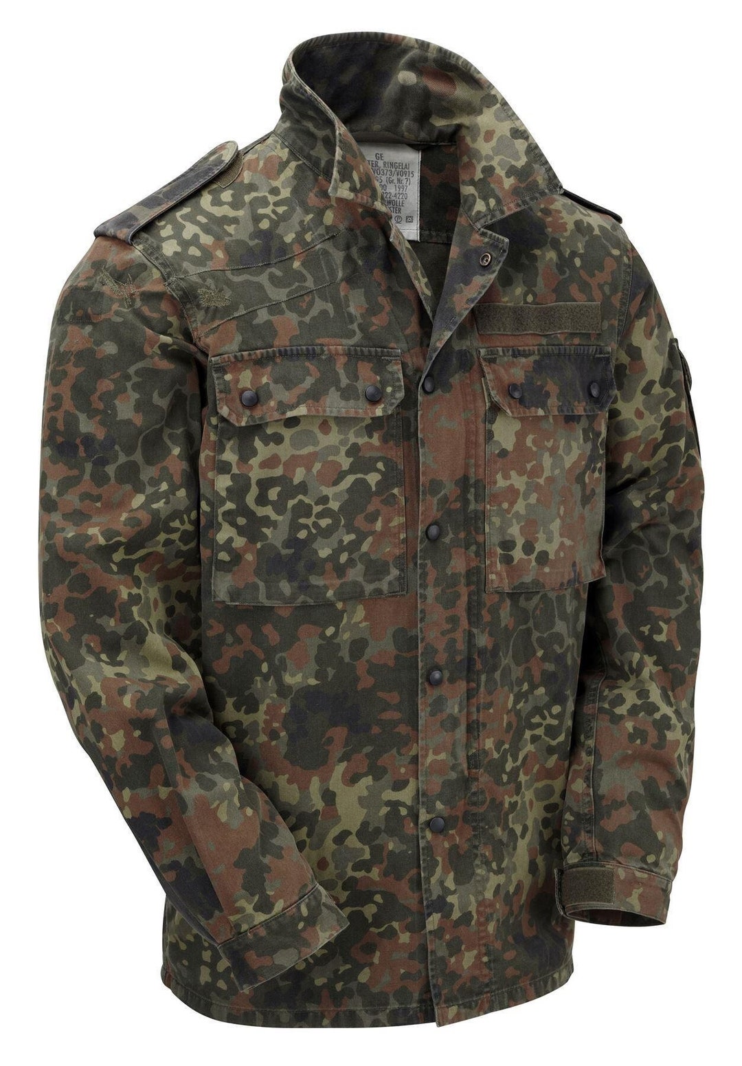Surplus Shirt German Original Army Flecktarn Camo Vintage Military ...
