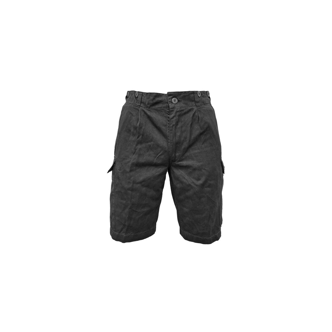Combat Shorts German Army Flecktarn Dyed Black Vintage Military ...