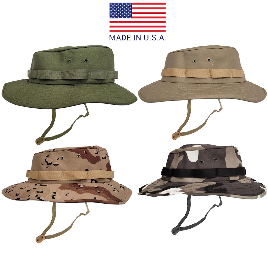 Army Bush Hat US Original Combat Indiana Adventure Fishing Camping ...