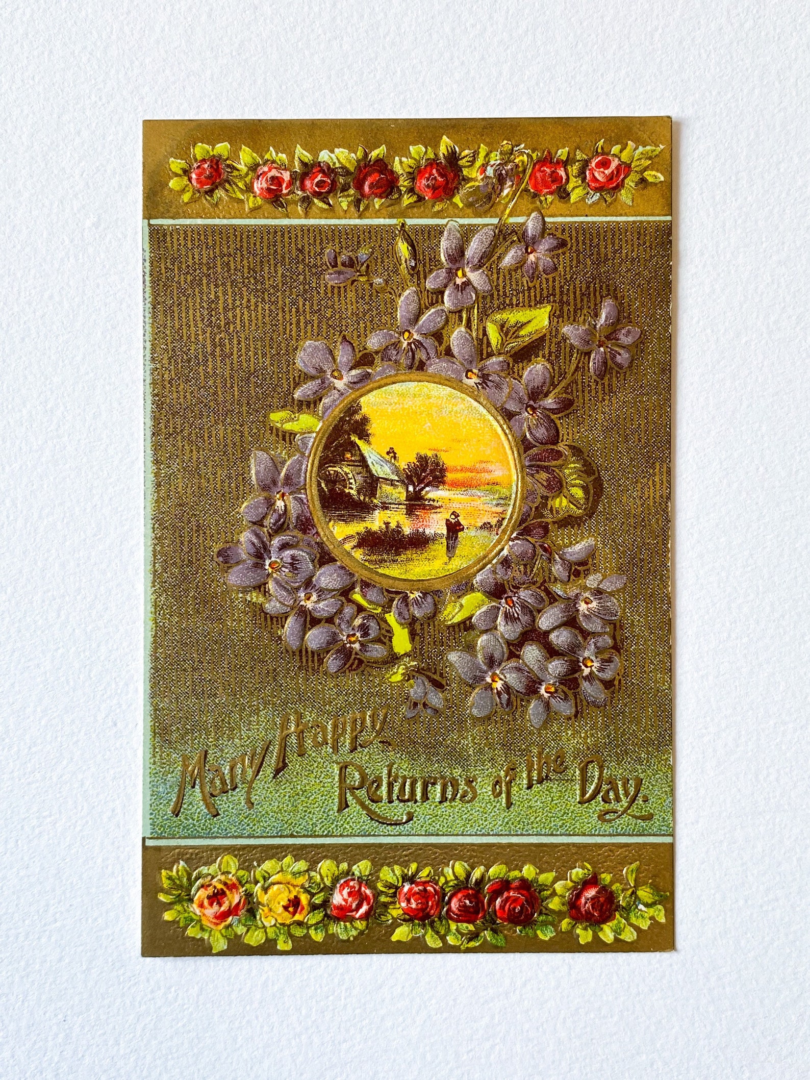 Antique Postcard, Many Happy Returns. - Etsy