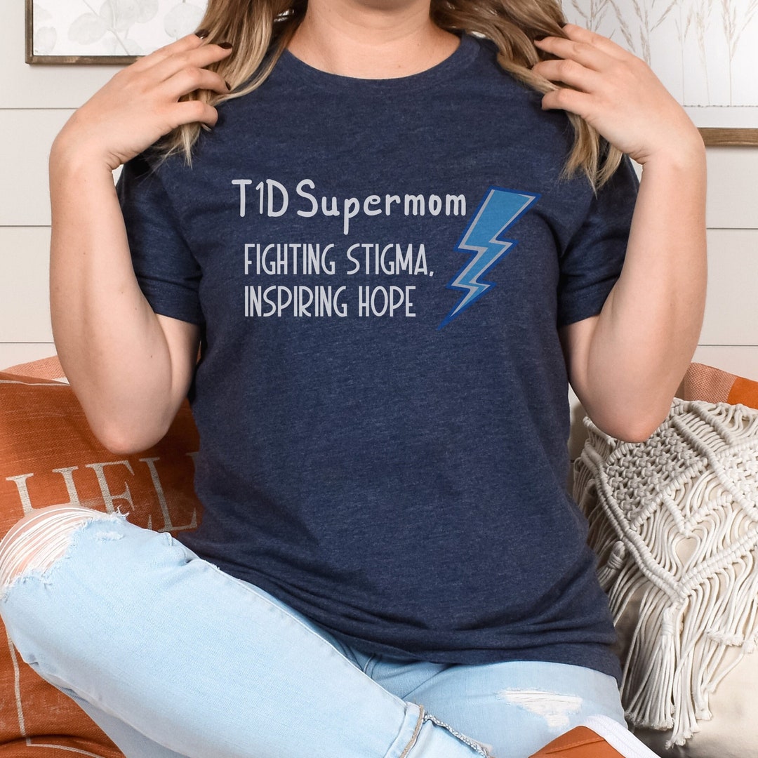 T1D Shirt Blue T1D Mom Dad Lazy Pancreas Club Diabetes - Etsy