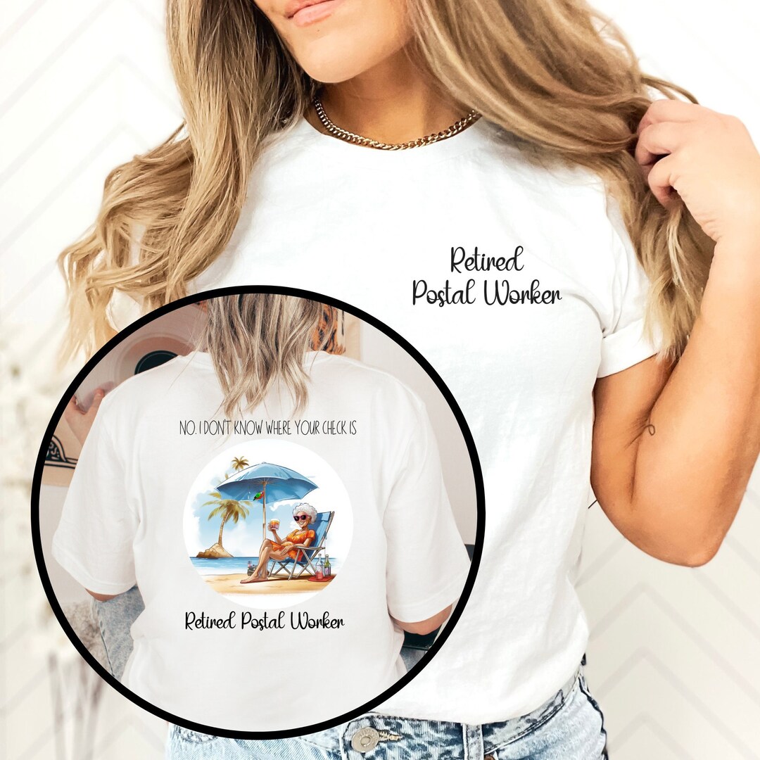 Retired Postal Worker Shirt Mail Carrier Gift Postal Life - Etsy
