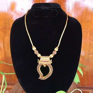 Gold Plated Chain With Traditional Kerala Mango Locket, Imitation ...