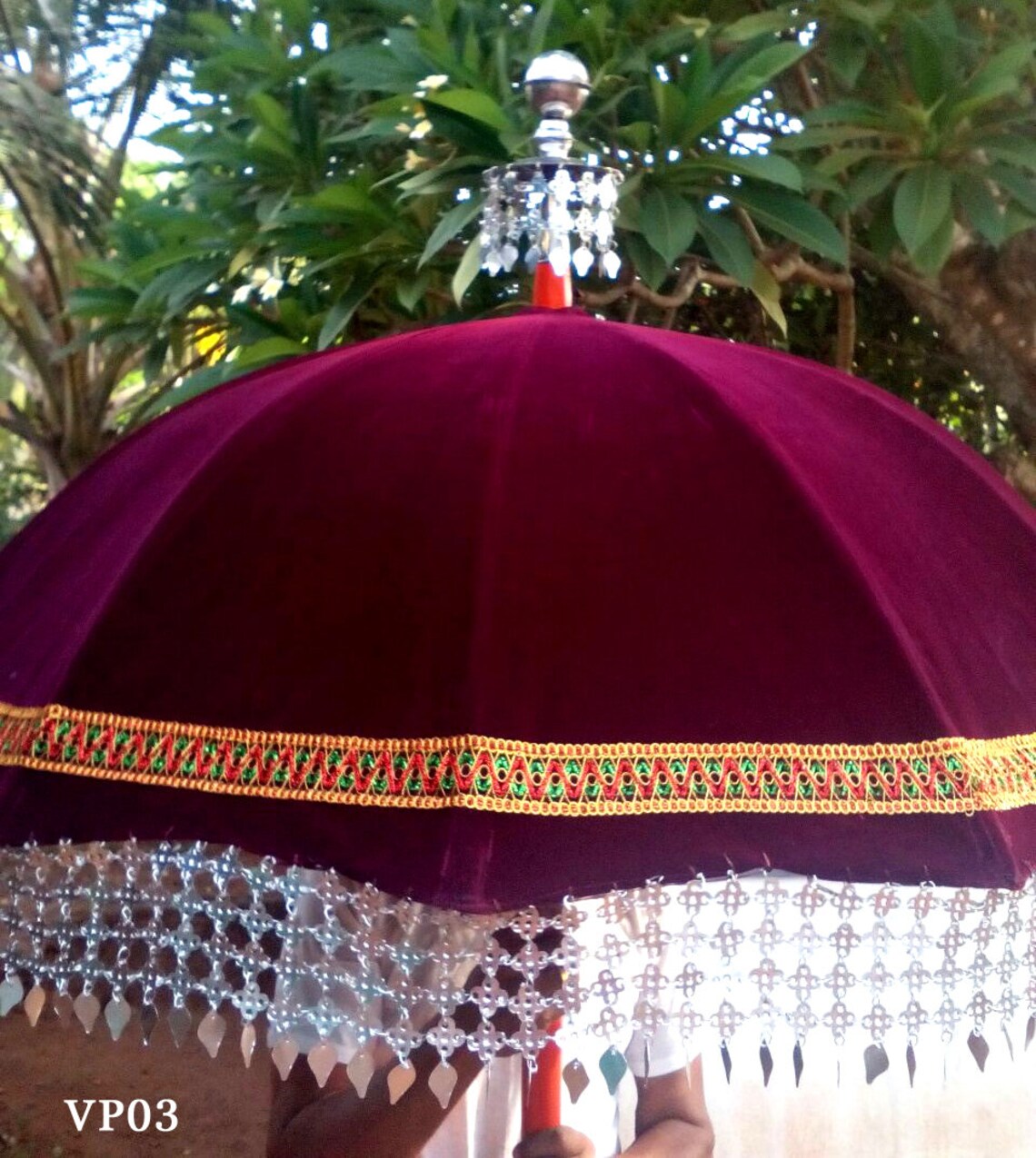 Muthukuda Decorative Umbrella, Velvet Plane/bridal Entry Umbrella ...