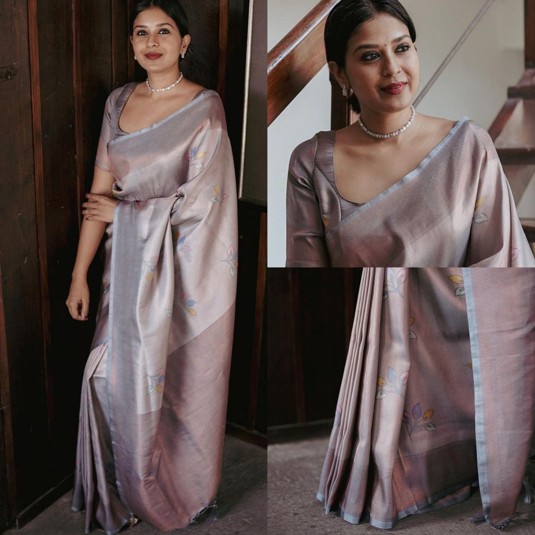 Kerala 4 Leaf Butta Kubera Pattu Saree, Kerala Silk Saree ,vishu,onam ...