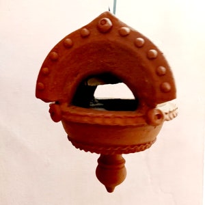 Vibhoothi Box, Bhsama Thotti, Hanging Clay Earthen Vibhoothi Box ...