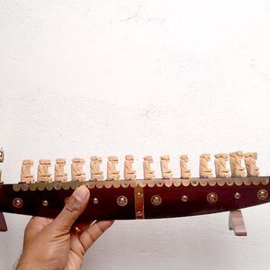 Handmade Traditional Wooden Kerala Boat, Kerala Craft, Vallom, - Etsy