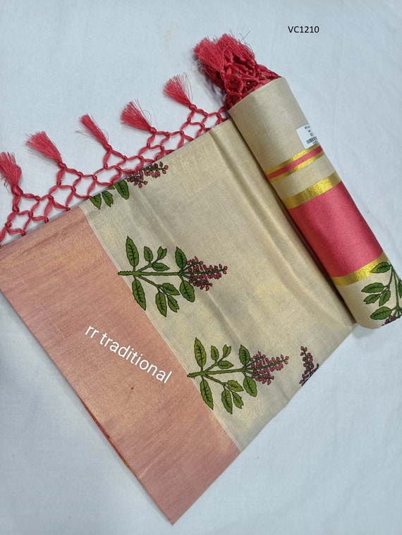 Handmade Embroidery Designs For Sarees