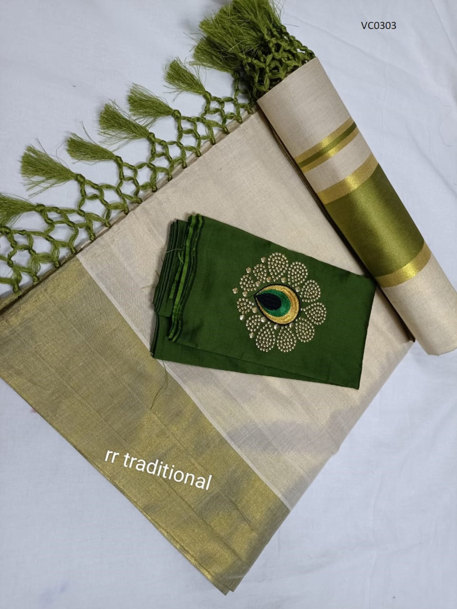 Onam Dress, Kerala Tissue Kunjalam Set Saree, Indian Traditional ...