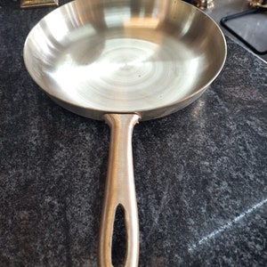 Bronze Saute Pan ,cooking Pan, Frying Pan, Skillet , Kansa Kitchen ...