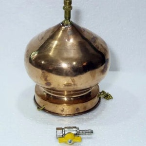 Copper Dhara Vessel Lota Type,shirodhara Pot With Brass Chain, Valve ...