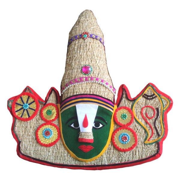 Kathakali Face Mask Made With Ramacham, Kathakali Face Stuffed With ...