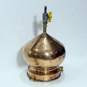Copper Dhara Vessel Lota Type,shirodhara Pot With Brass Chain, Valve ...