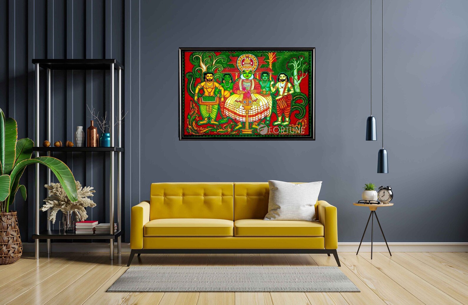 Original Kerala Mural Painting Kathakali Mural Painting Canvas | Etsy