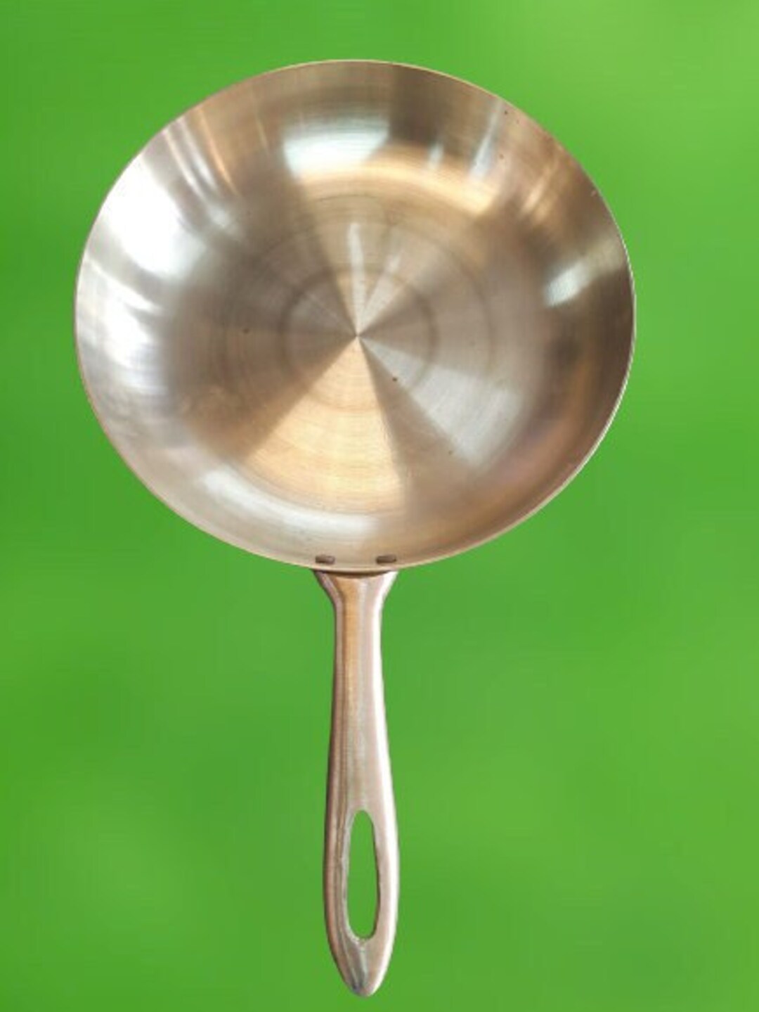 Bronze Saute Pan ,cooking Pan, Frying Pan, Skillet , Kansa Kitchen ...