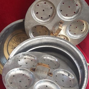 Brass Idle Pathiram ,idly Pathram With Tin Coating, Idli Cooker ...