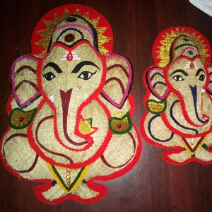 Ganesh Made With Ramacham, Stuffed Roots of Ramacham / Vetiver wall ...