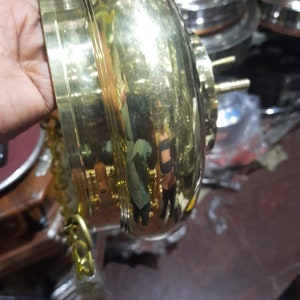 Kerala Dhara Vessel, Shirodhara Brass Pot With Brass Chain Valve and ...