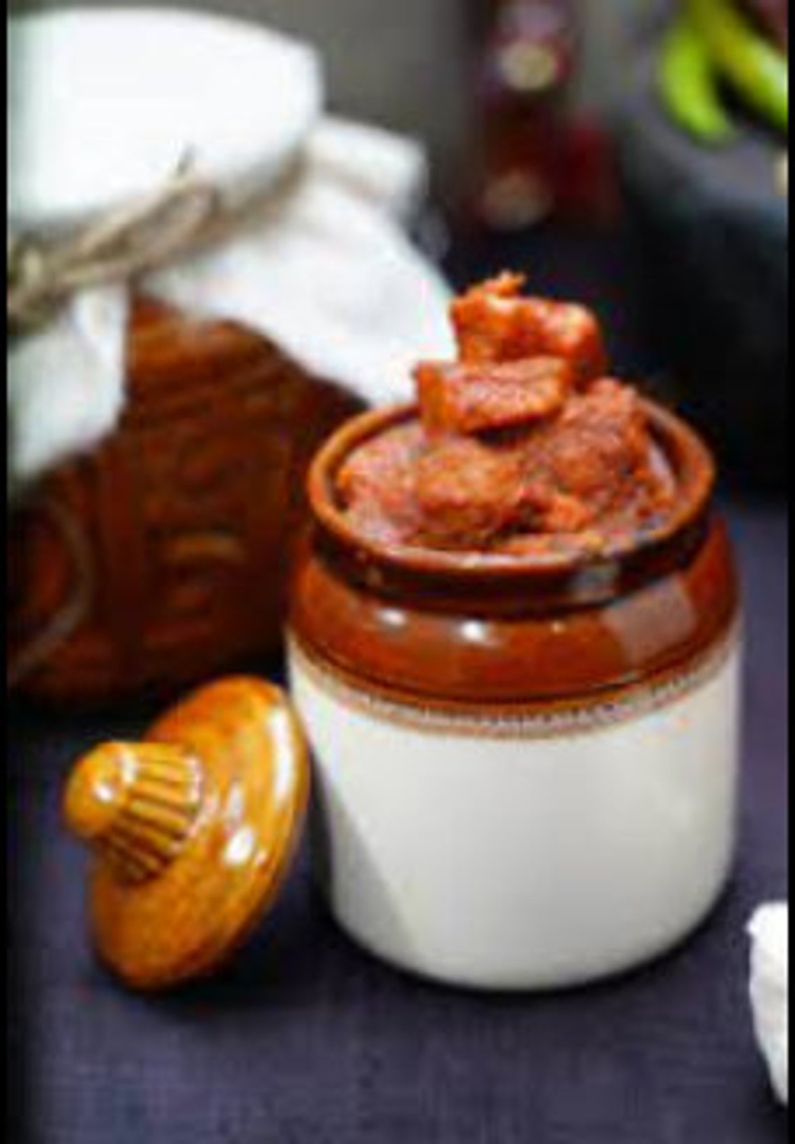 Ceramic Dining Table Pickle Jars Earthenware Achar Barani - Etsy